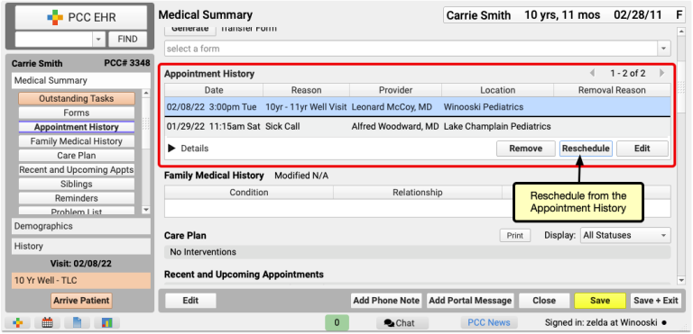 Canceling and Rescheduling CHADIS Appointments and Moving CHADIS ...
