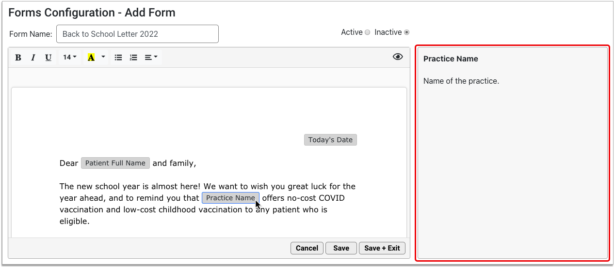 Create and Manage Forms in PCC EHR - PCC Learn