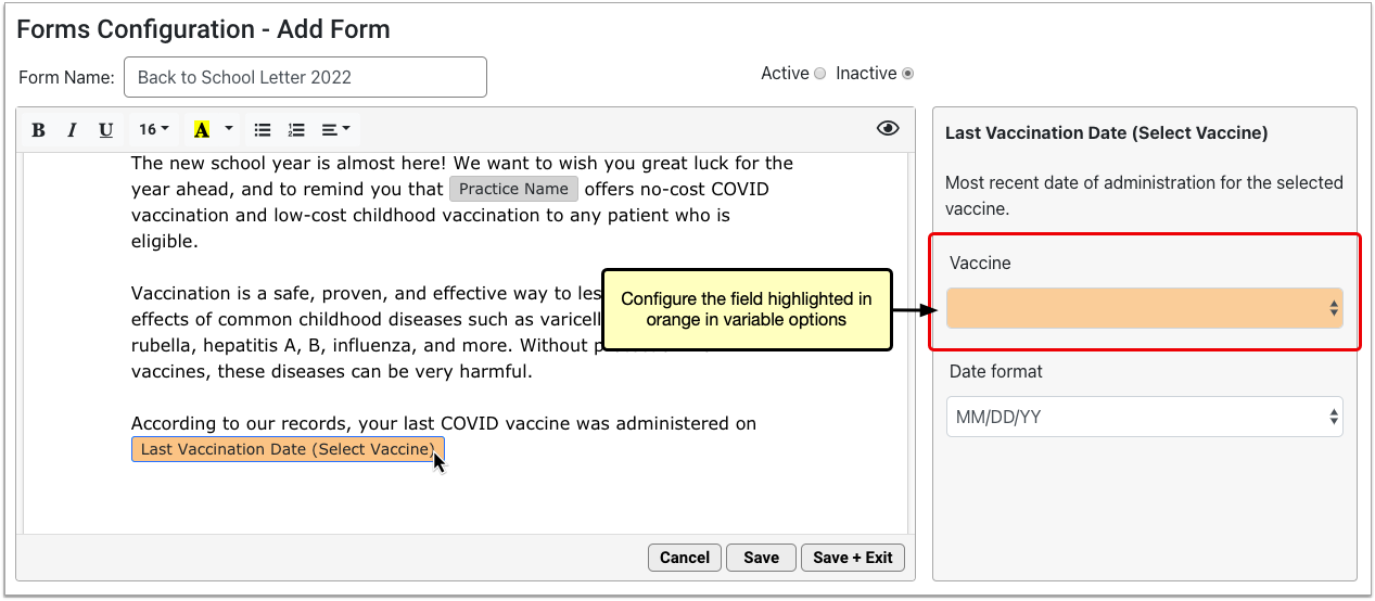 Create and Manage Forms in PCC EHR - PCC Learn