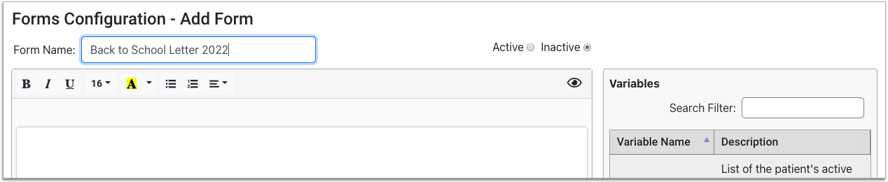 Create And Manage Forms In Pcc Ehr Pcc Learn