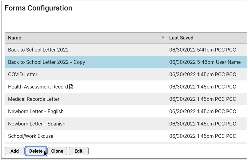 Create and Manage Forms in PCC EHR - PCC Learn
