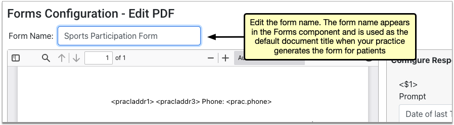 Create and Manage Forms in PCC EHR - PCC Learn