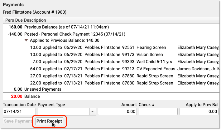 Print A Receipt PCC Learn